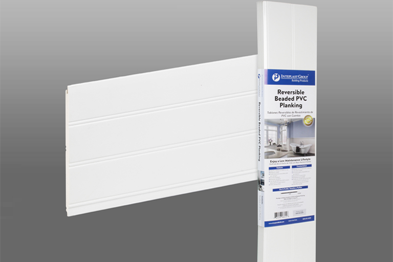 Reversible Beaded PVC Planking : Inteplast Building Products